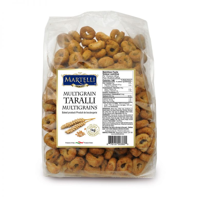 Martelli Multigrain Taralli - Martelli Foods Inc.