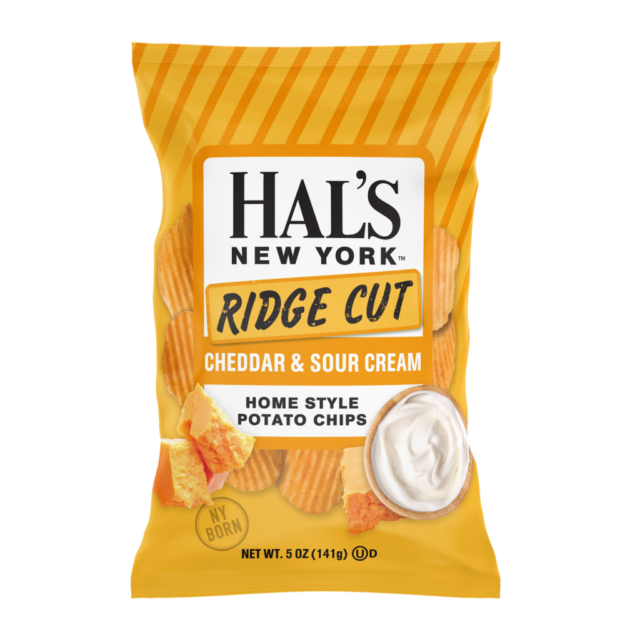 Hal's Ridge Cut Cheddar and Sour Cream Home Style Potato Chips ...