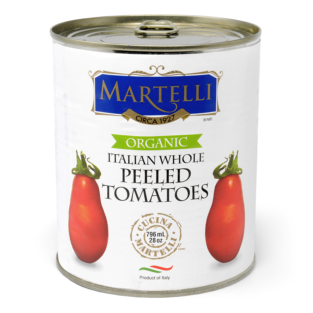 Martelli Organic Italian Whole Peeled Tomatoes - Martelli Foods Inc.